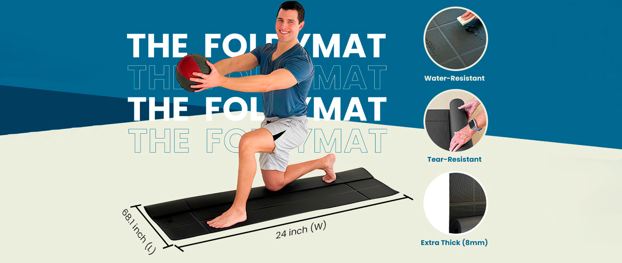 Foldy Mat | The Smartest Yoga, Pilates and Fitness Mat on The Market